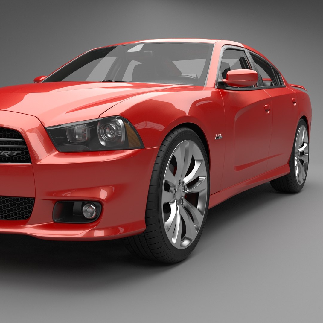 3d dodge charger srt8 model