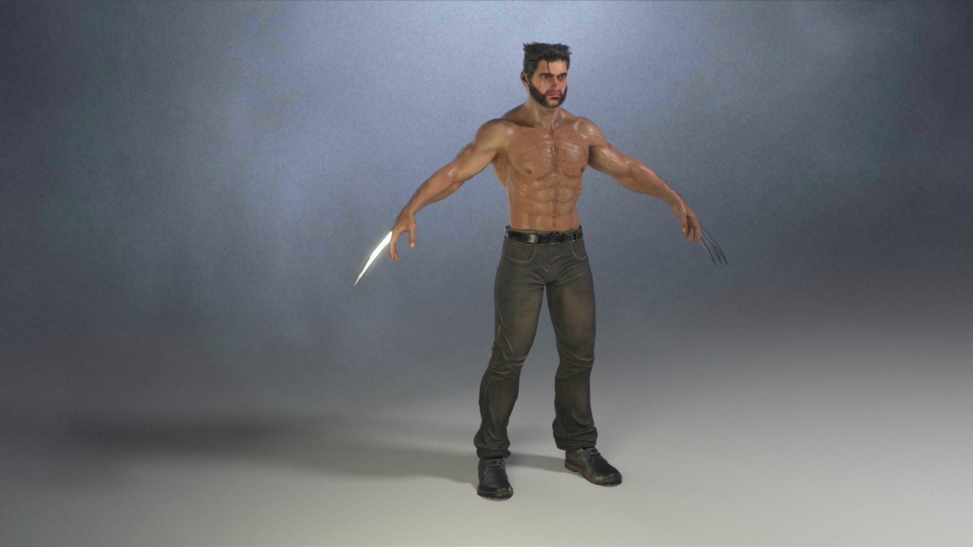 3D Wolverine Model - TurboSquid 2281697