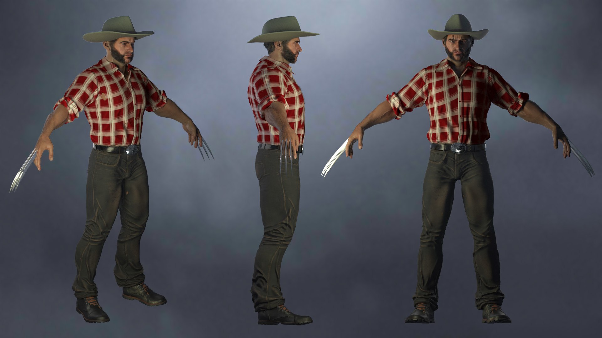3D Wolverine Model - TurboSquid 2281697