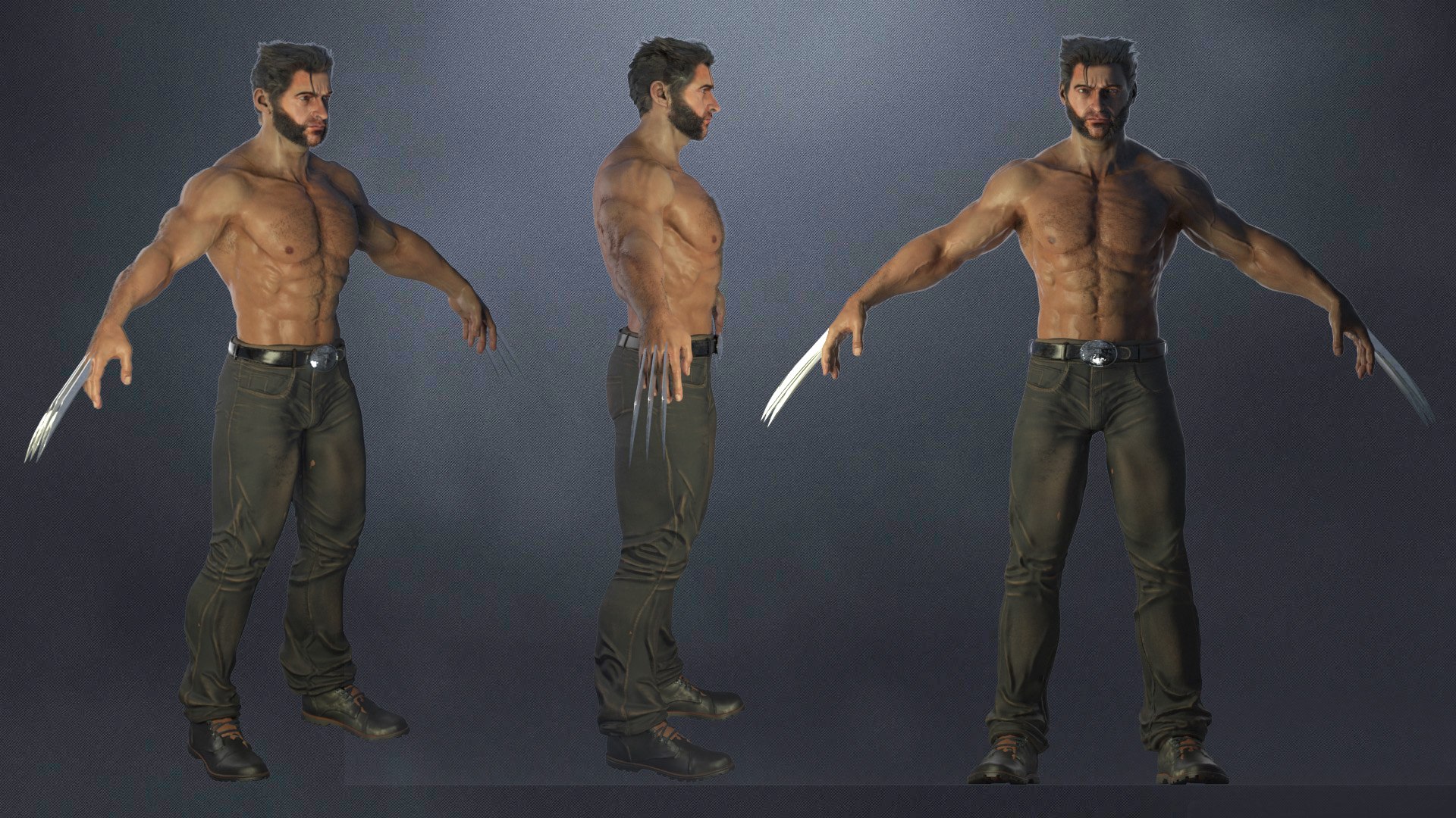 3D Wolverine Model - TurboSquid 2281697