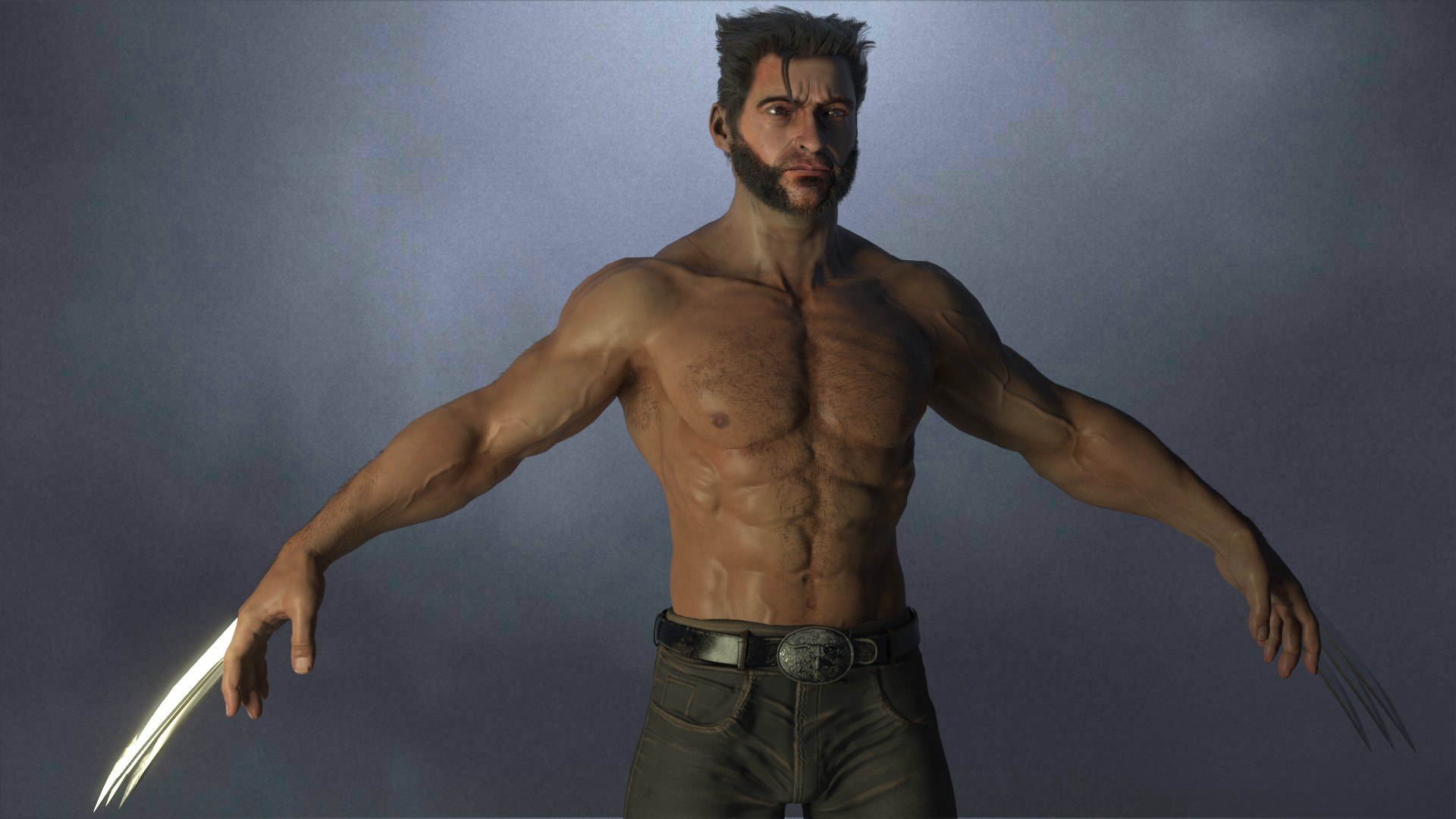 3D Wolverine Model - TurboSquid 2281697