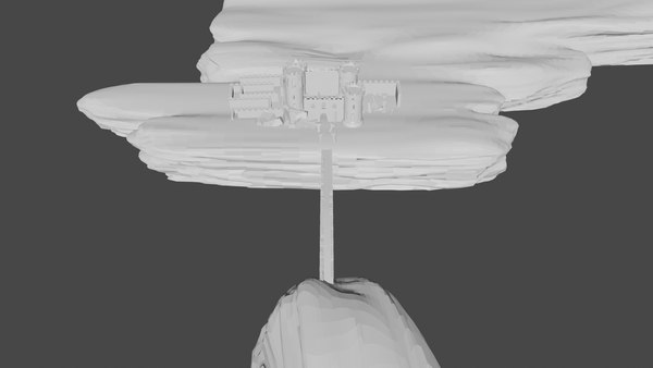 Ancient Castle Without Textures 3D model - TurboSquid 1988850