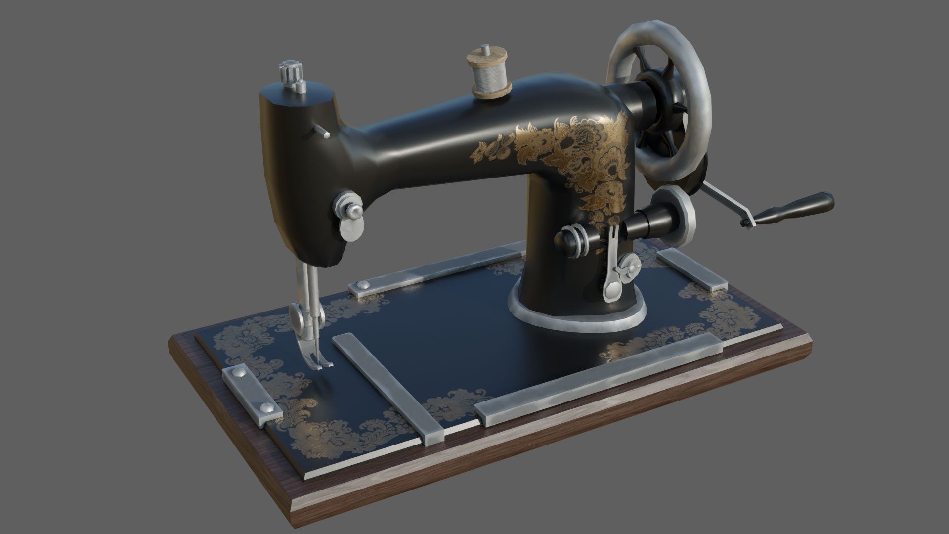 Machine Sewing Retro 3D Model - TurboSquid 1483173
