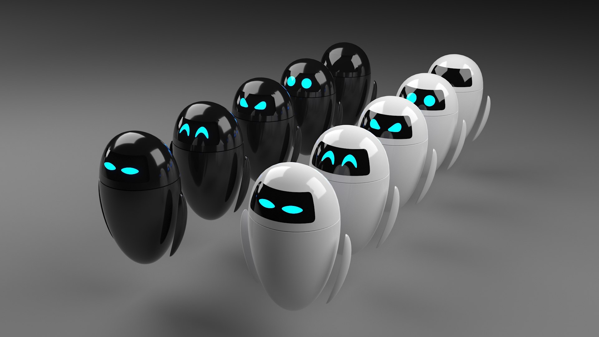 Robots Android Model - TurboSquid 1394499