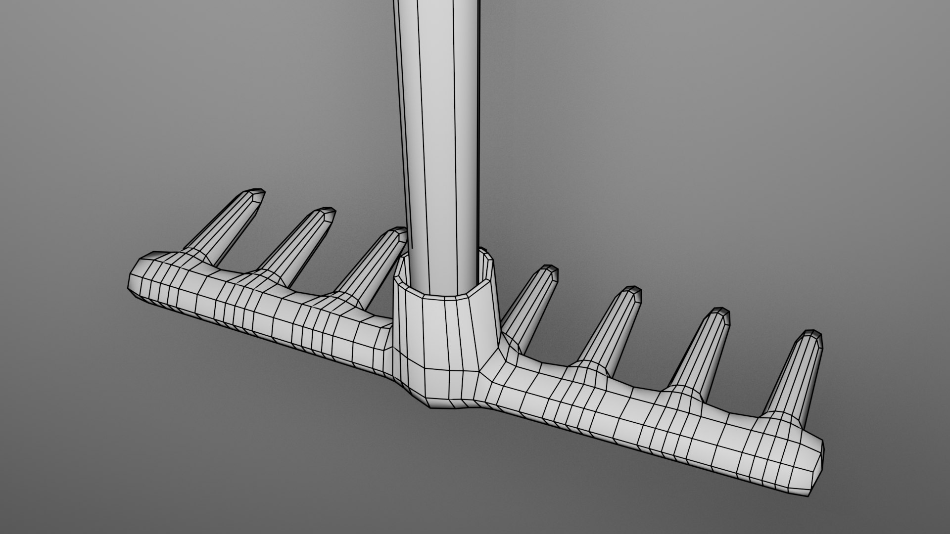 3D Rake Model - TurboSquid 2412085