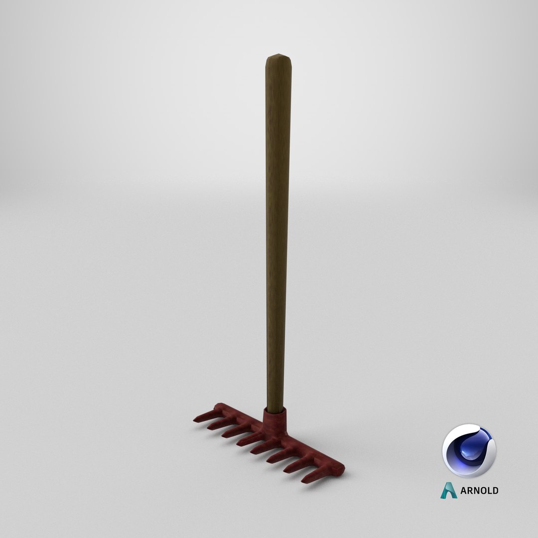 3D Rake Model - TurboSquid 2412085