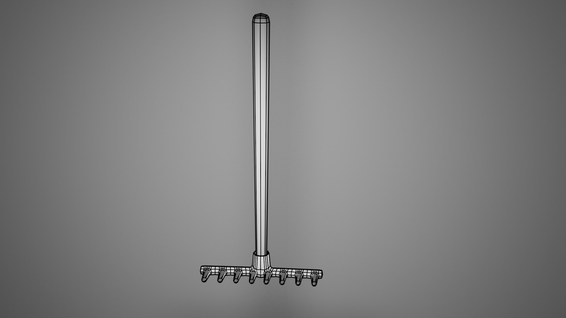 3D Rake Model - TurboSquid 2412085