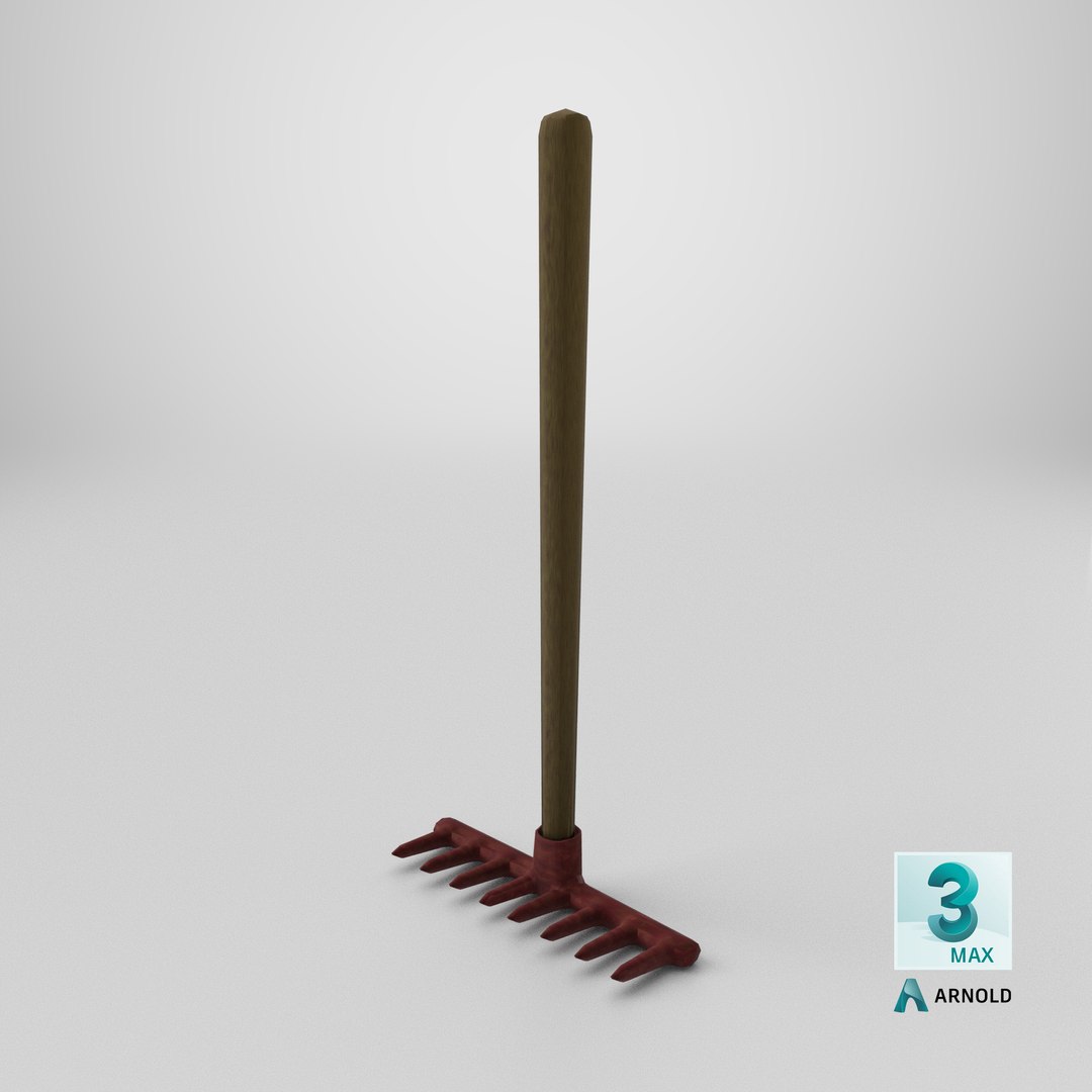 3D Rake Model - TurboSquid 2412085