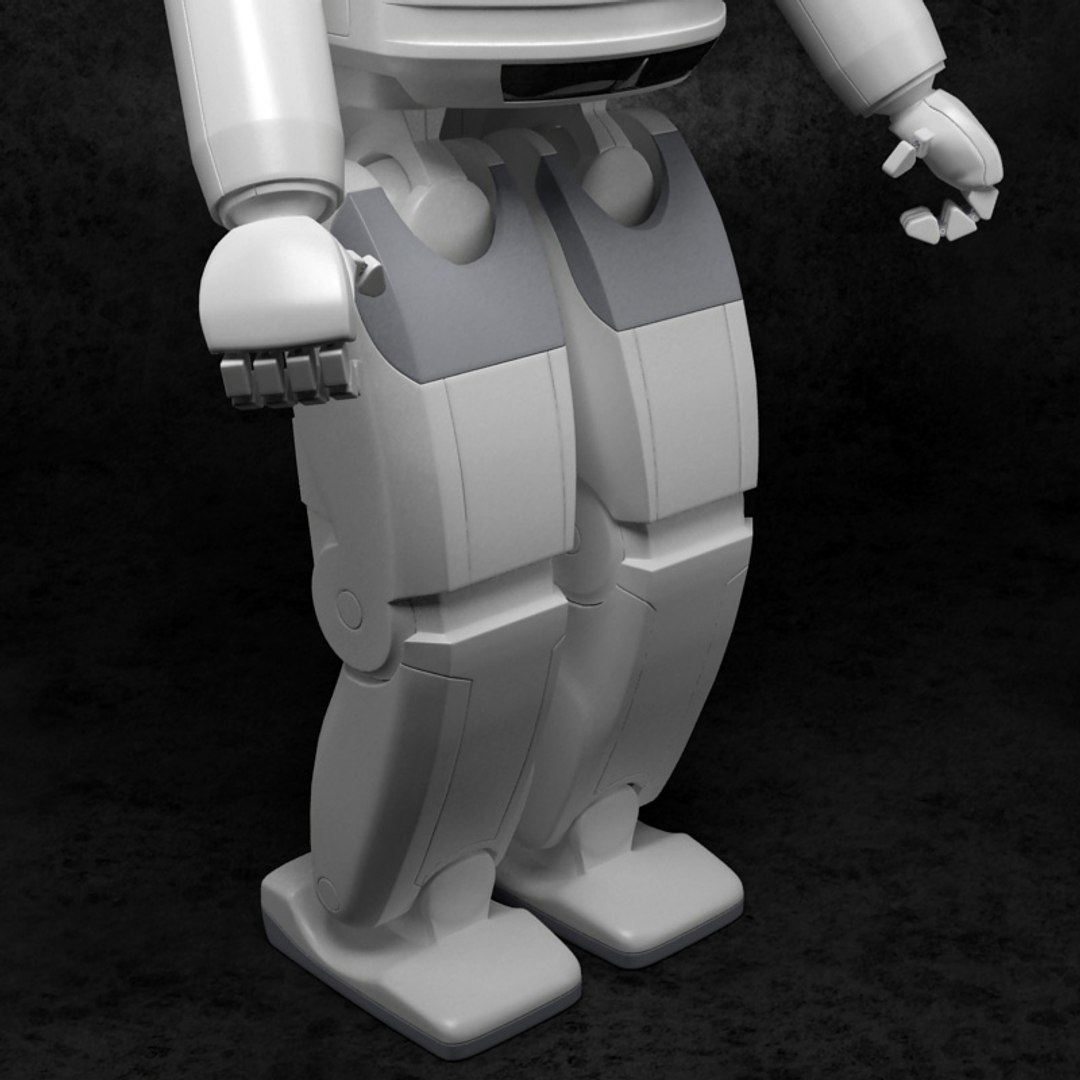 3d Asimo Robot Honda Rigged