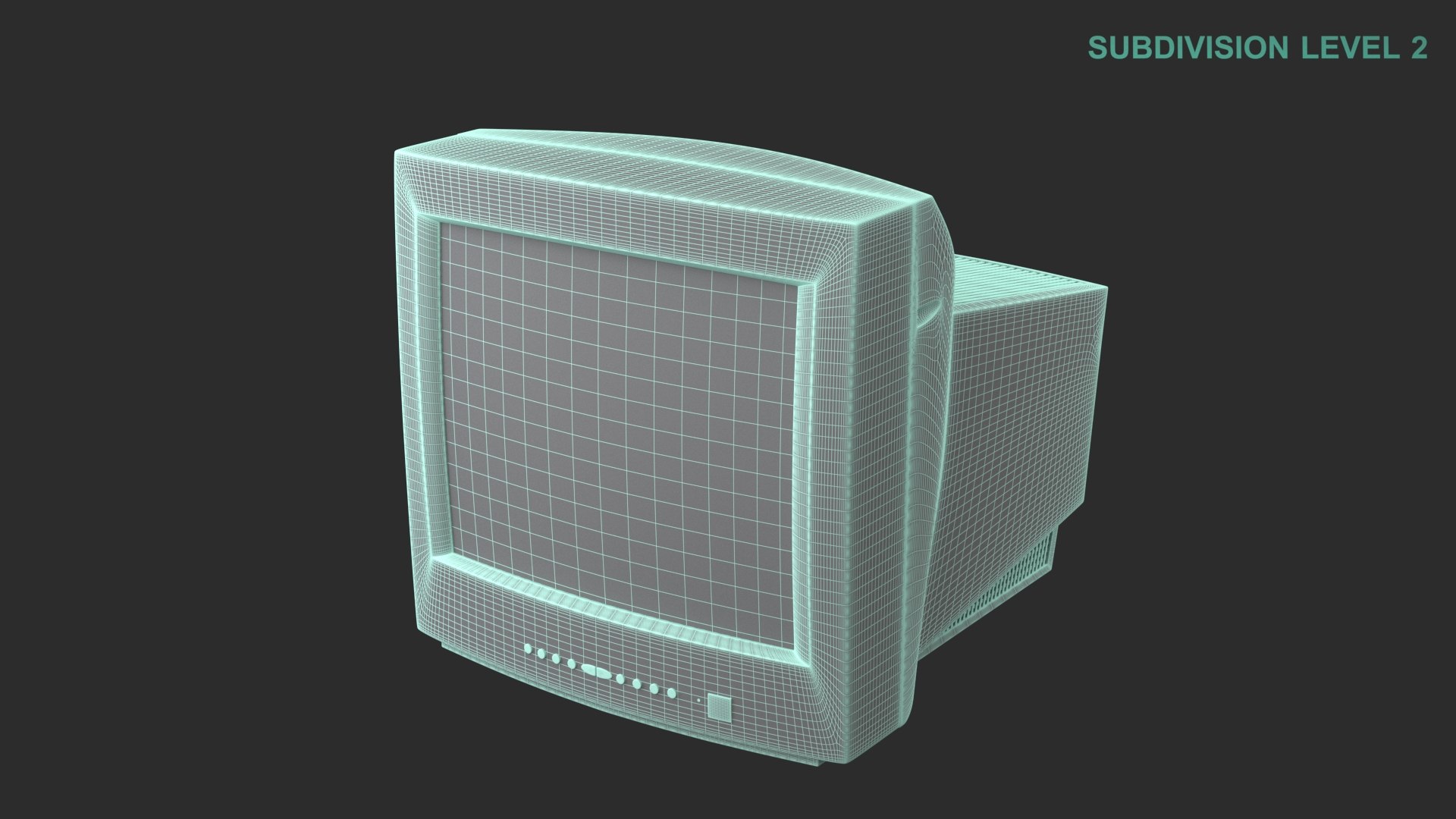 Retro Monitor 3D Model - TurboSquid 1859273