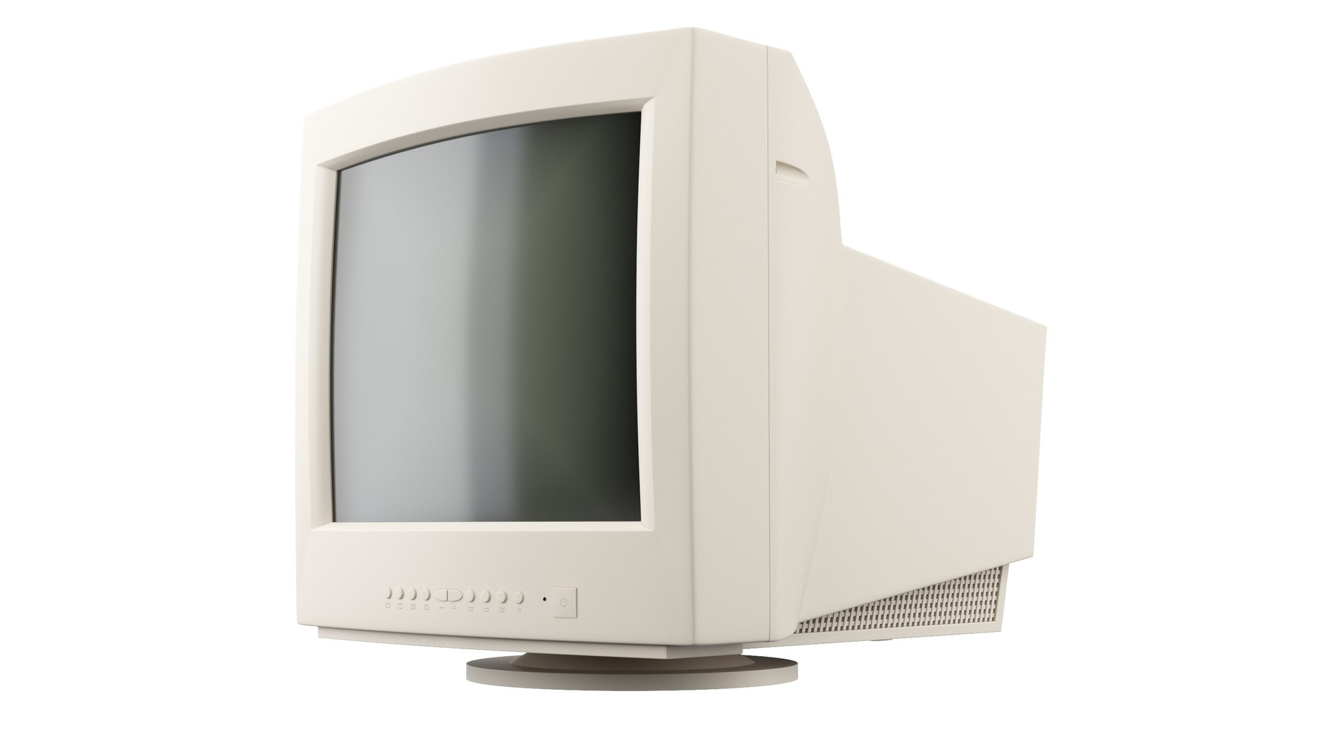 Retro Monitor 3D Model - TurboSquid 1859273