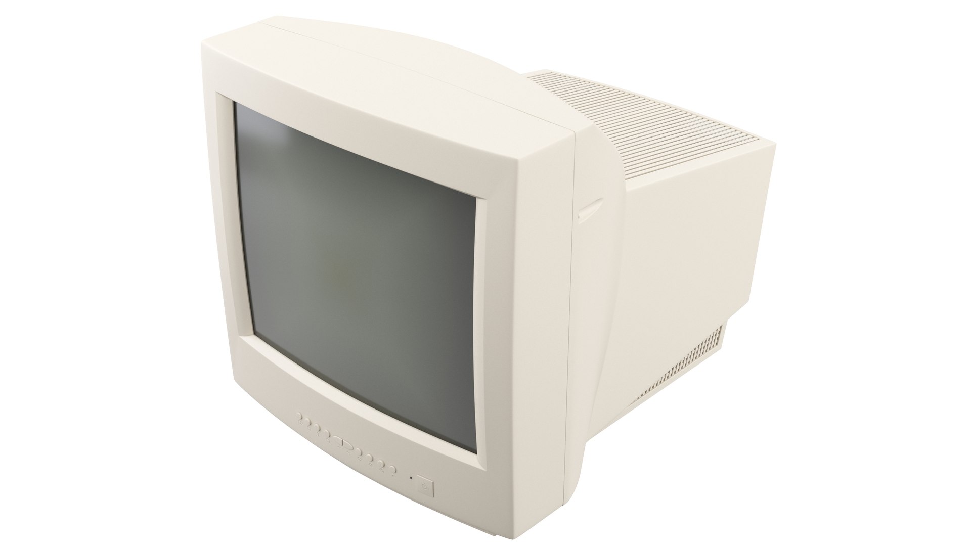 Retro Monitor 3D Model - TurboSquid 1859273