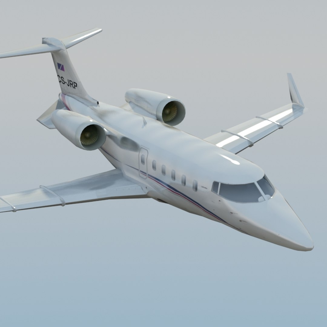 Learjet60 Jet Learjet 60 3d Model