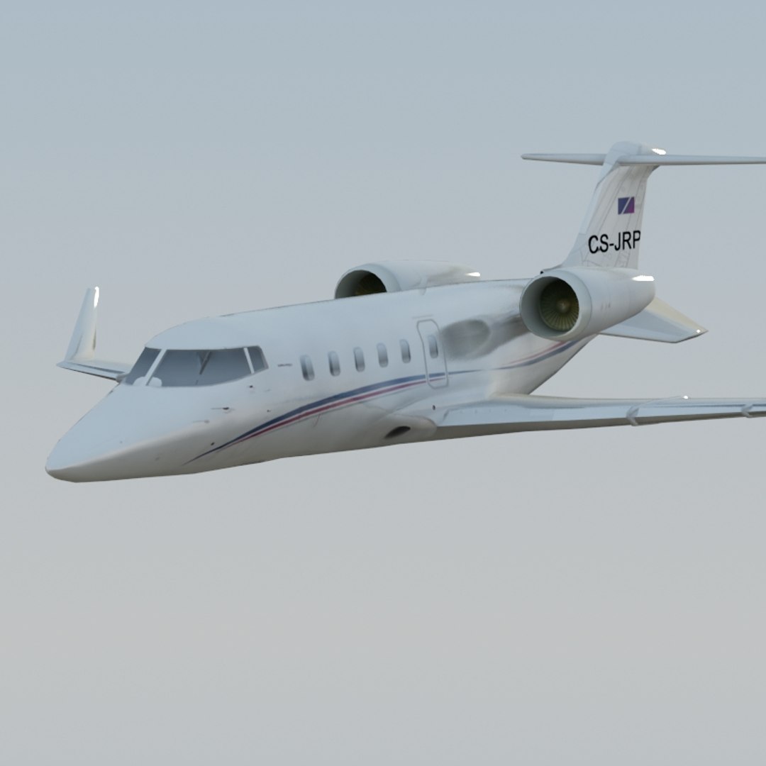 Learjet60 Jet Learjet 60 3d Model