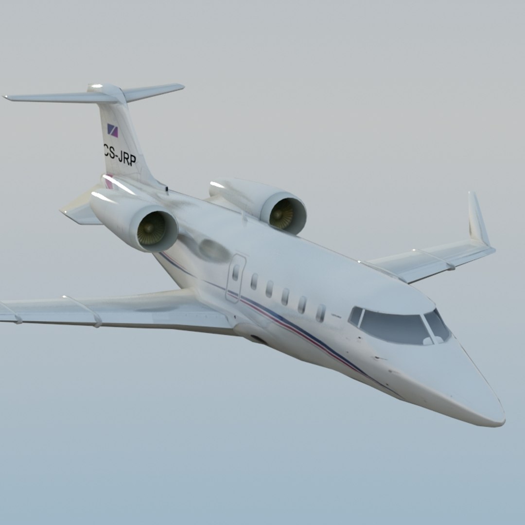 Learjet60 Jet Learjet 60 3d Model