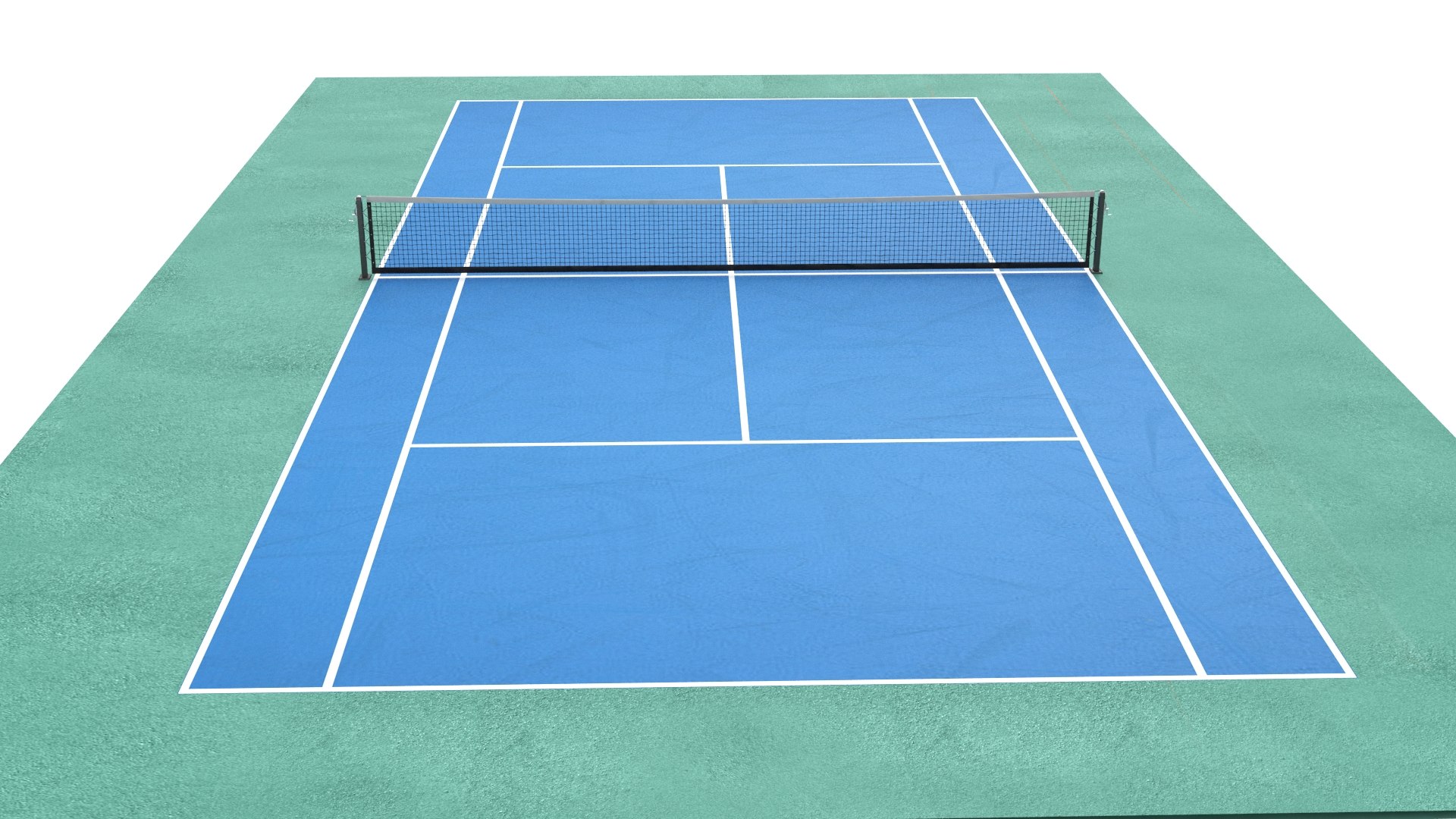 3D Model Real Tennis Pitch - TurboSquid 1474962