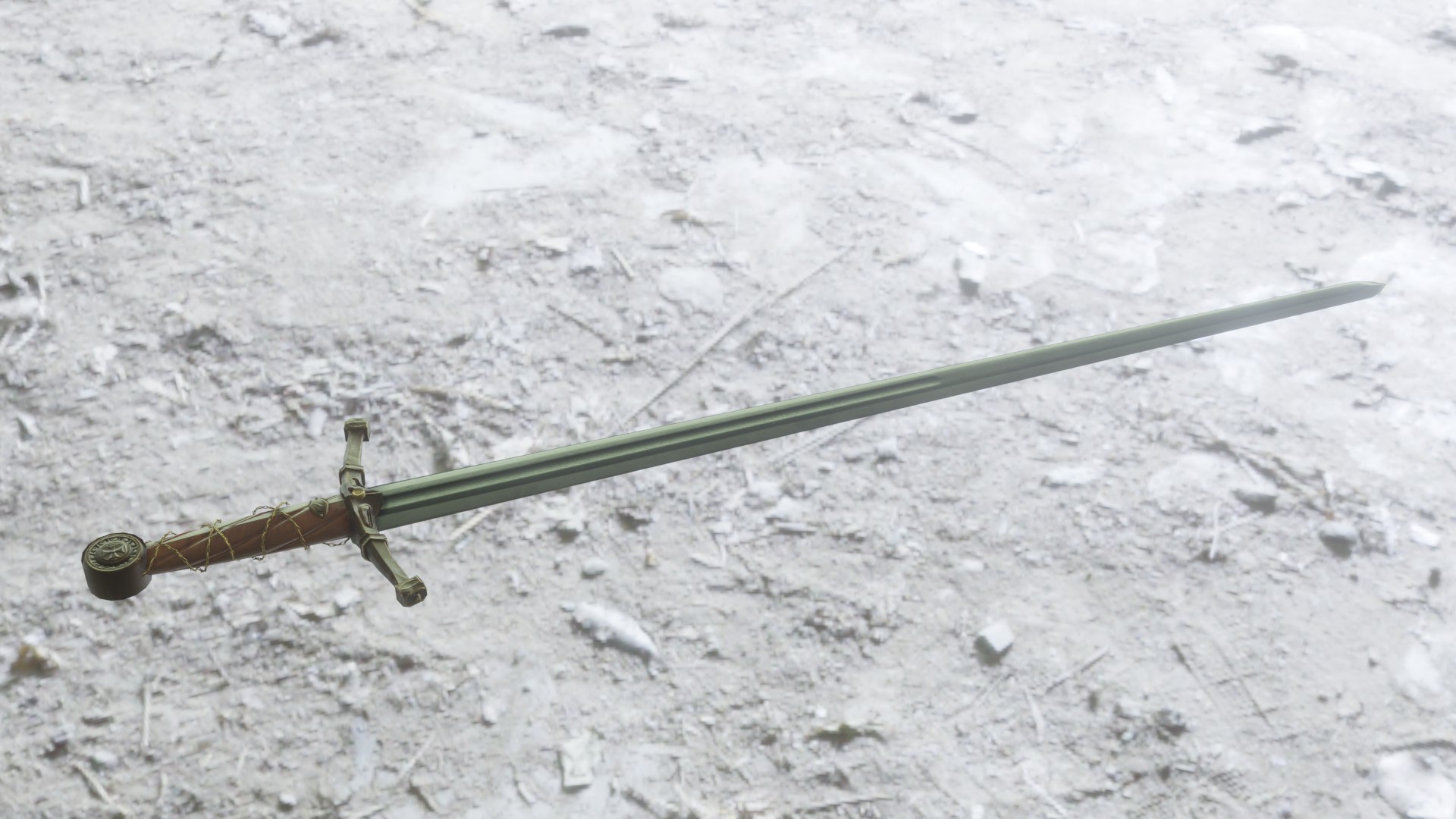 3D Longsword Type Xvia Sword - TurboSquid 1628447