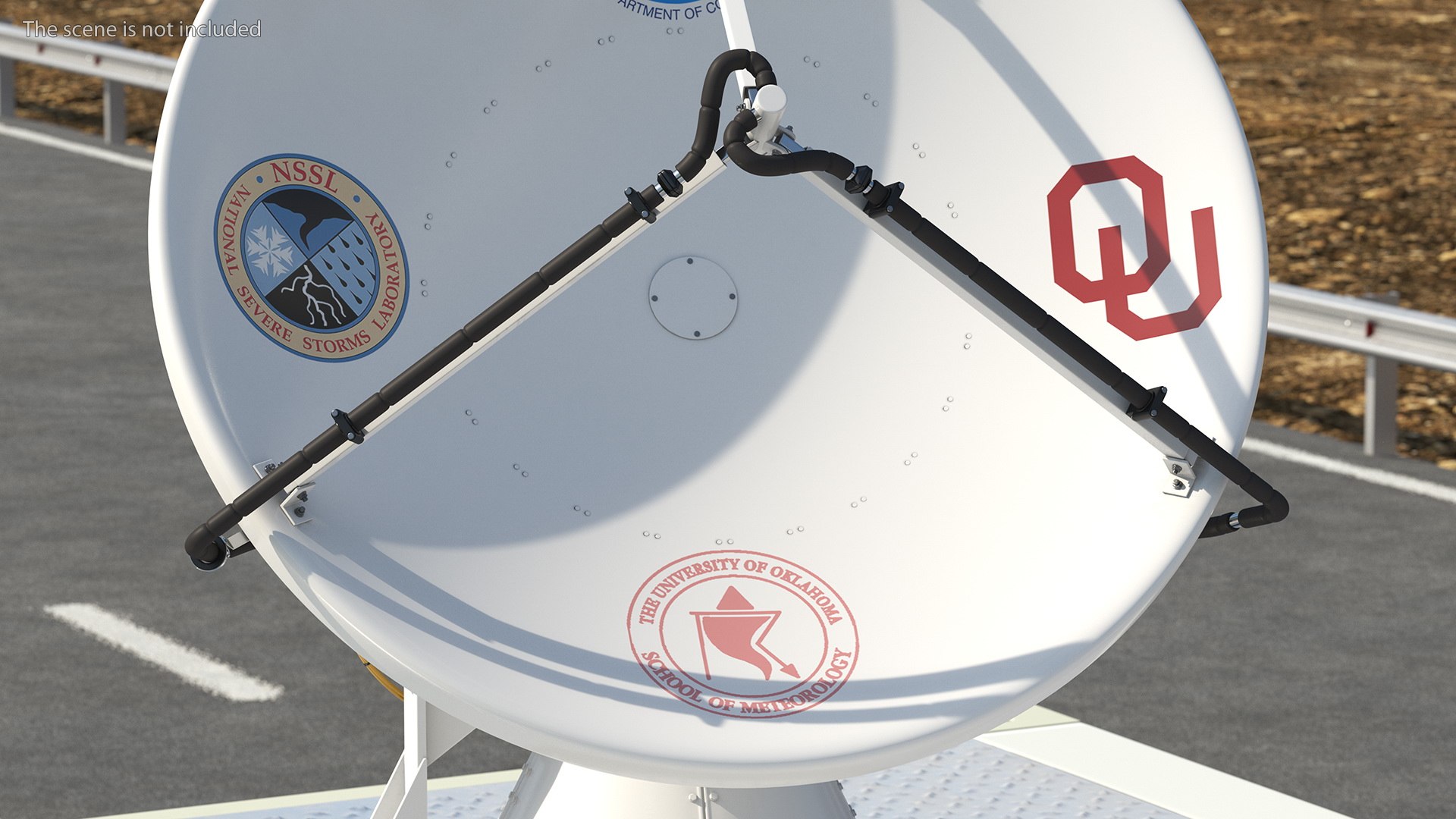 NOAA NOXP Mobile X Band Mobile Radar Rigged 3D Model - TurboSquid 1875674