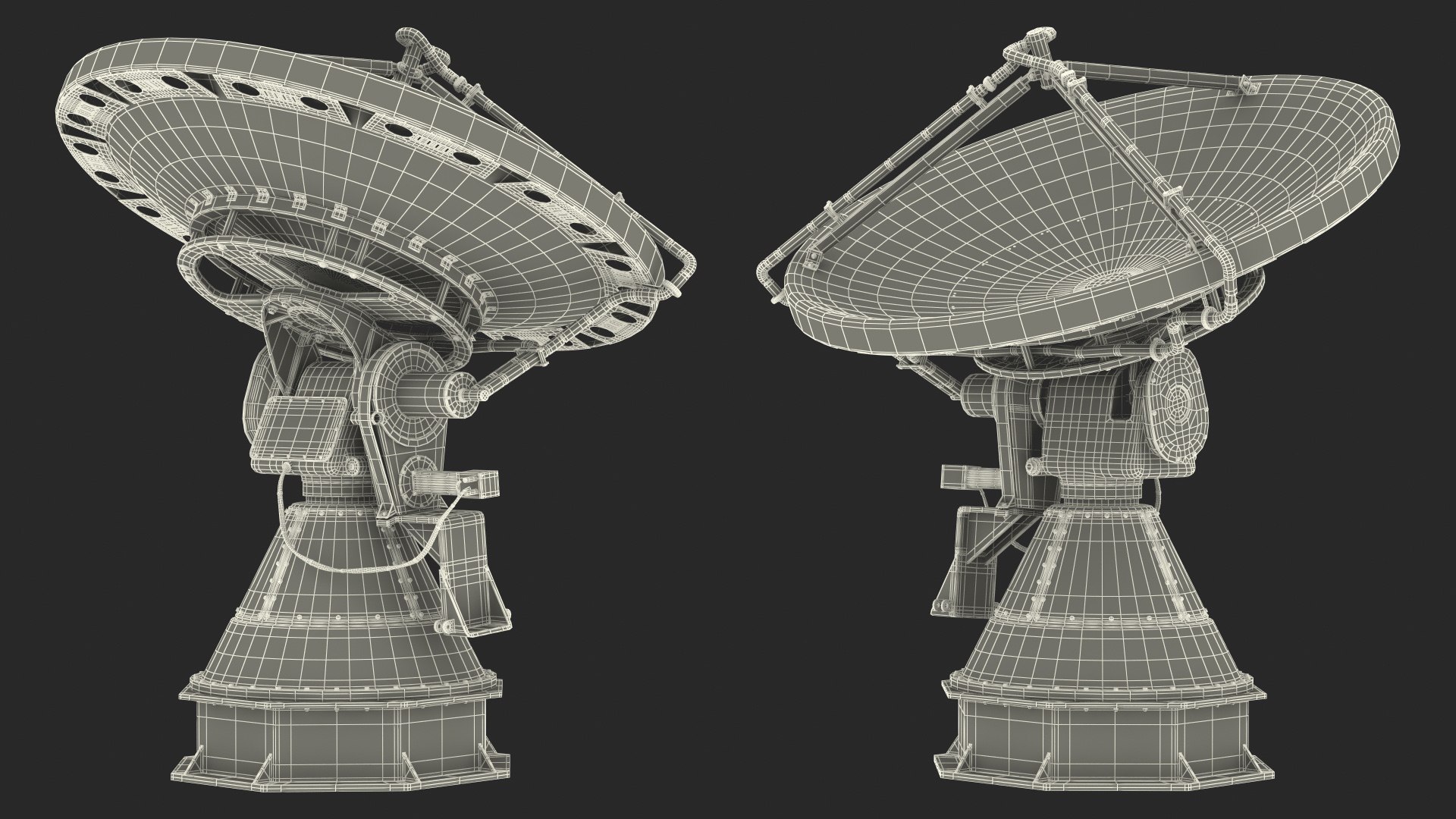 NOAA NOXP Mobile X Band Mobile Radar Rigged 3D model - TurboSquid 1875674