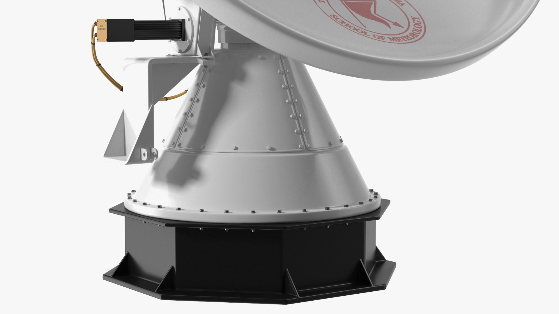 NOAA NOXP Mobile X Band Mobile Radar Rigged 3D Model - TurboSquid 1875674
