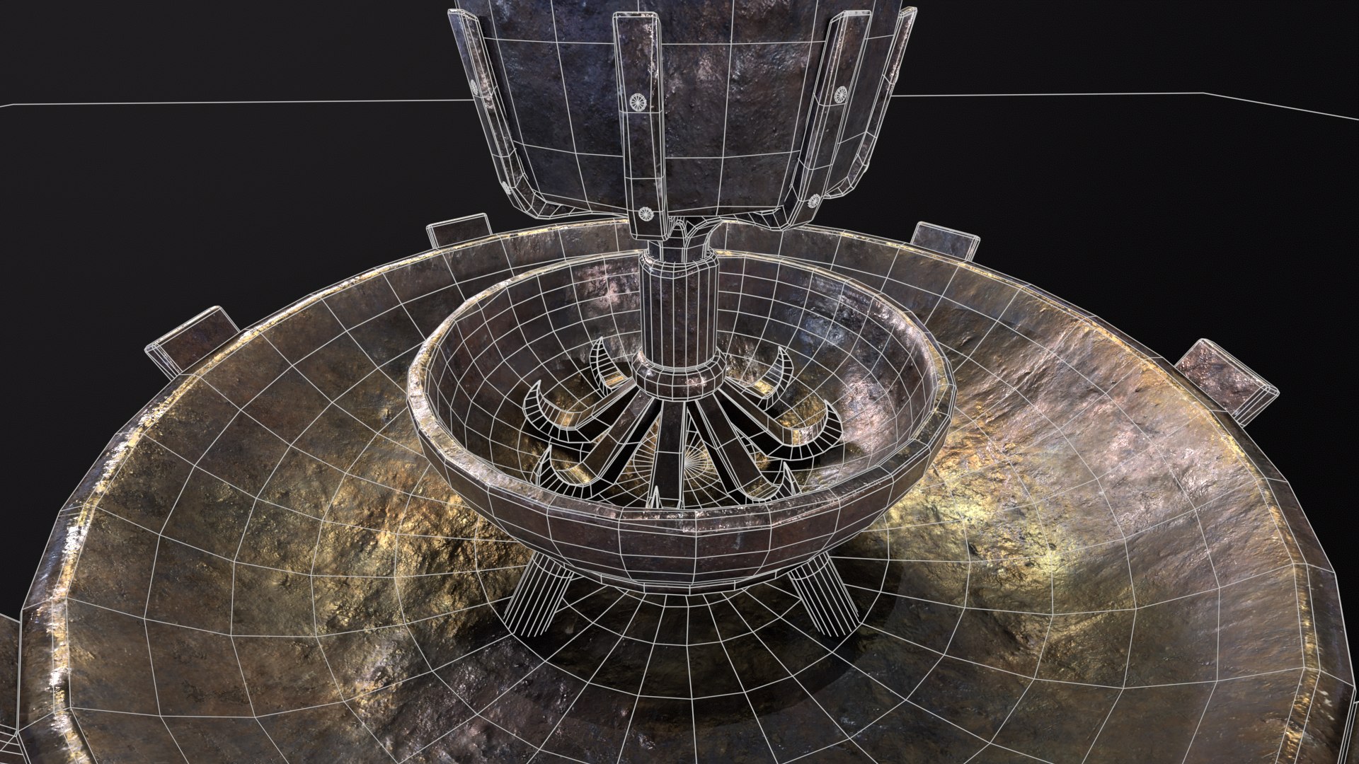 3D Dungeon Fire Pit Model - TurboSquid 2174925