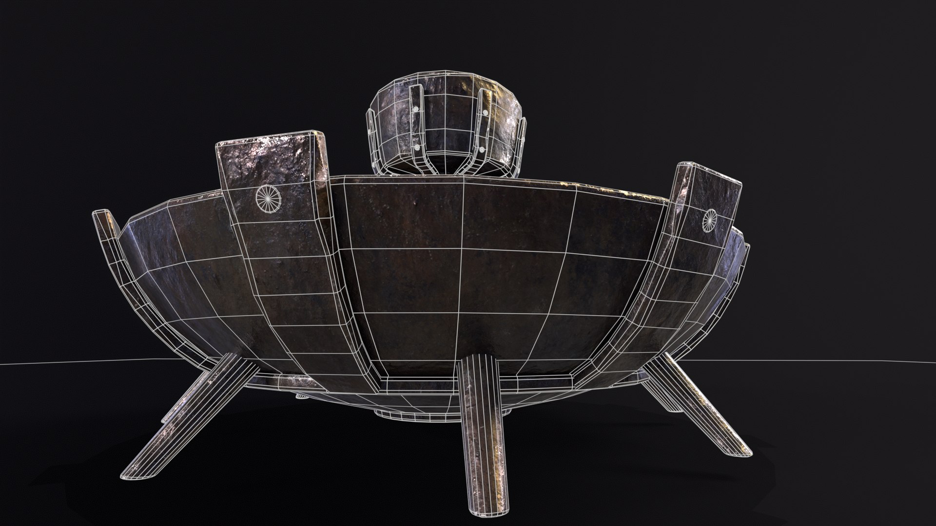 3D Dungeon Fire Pit Model - TurboSquid 2174925