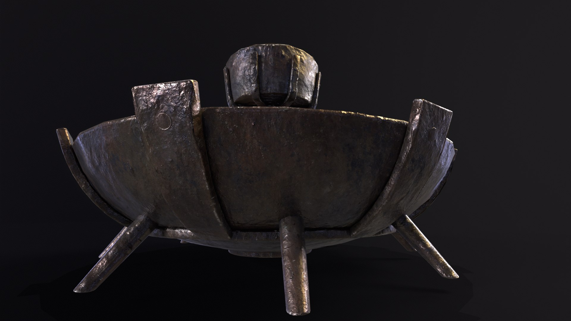 3D Dungeon Fire Pit Model - TurboSquid 2174925