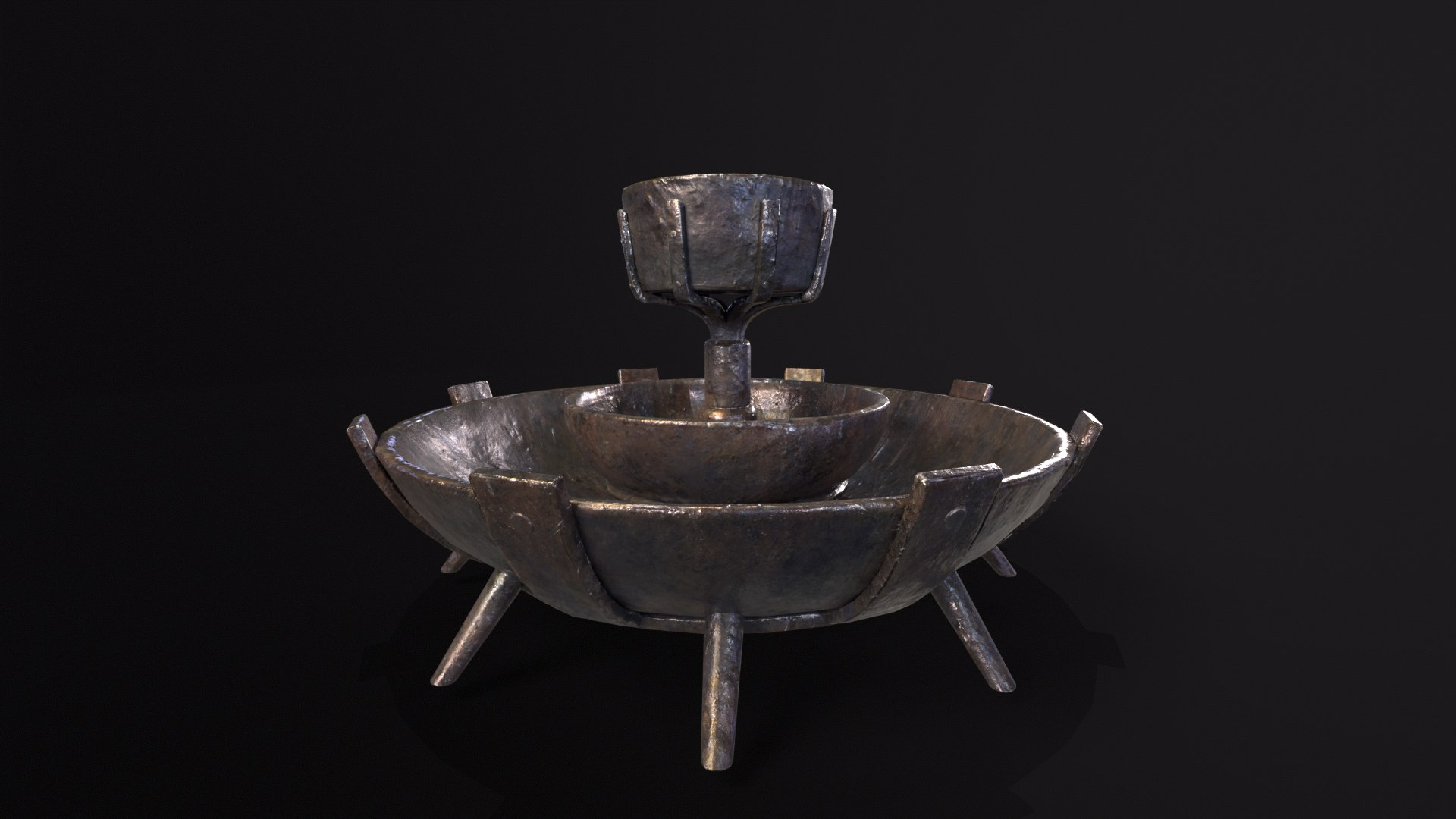 3D Dungeon Fire Pit Model - TurboSquid 2174925