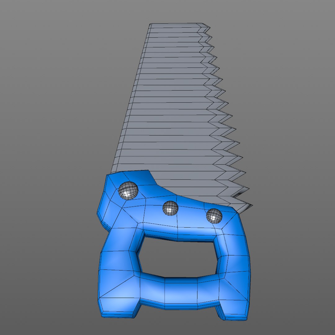 3D Cartoon Saw Model - TurboSquid 1365694