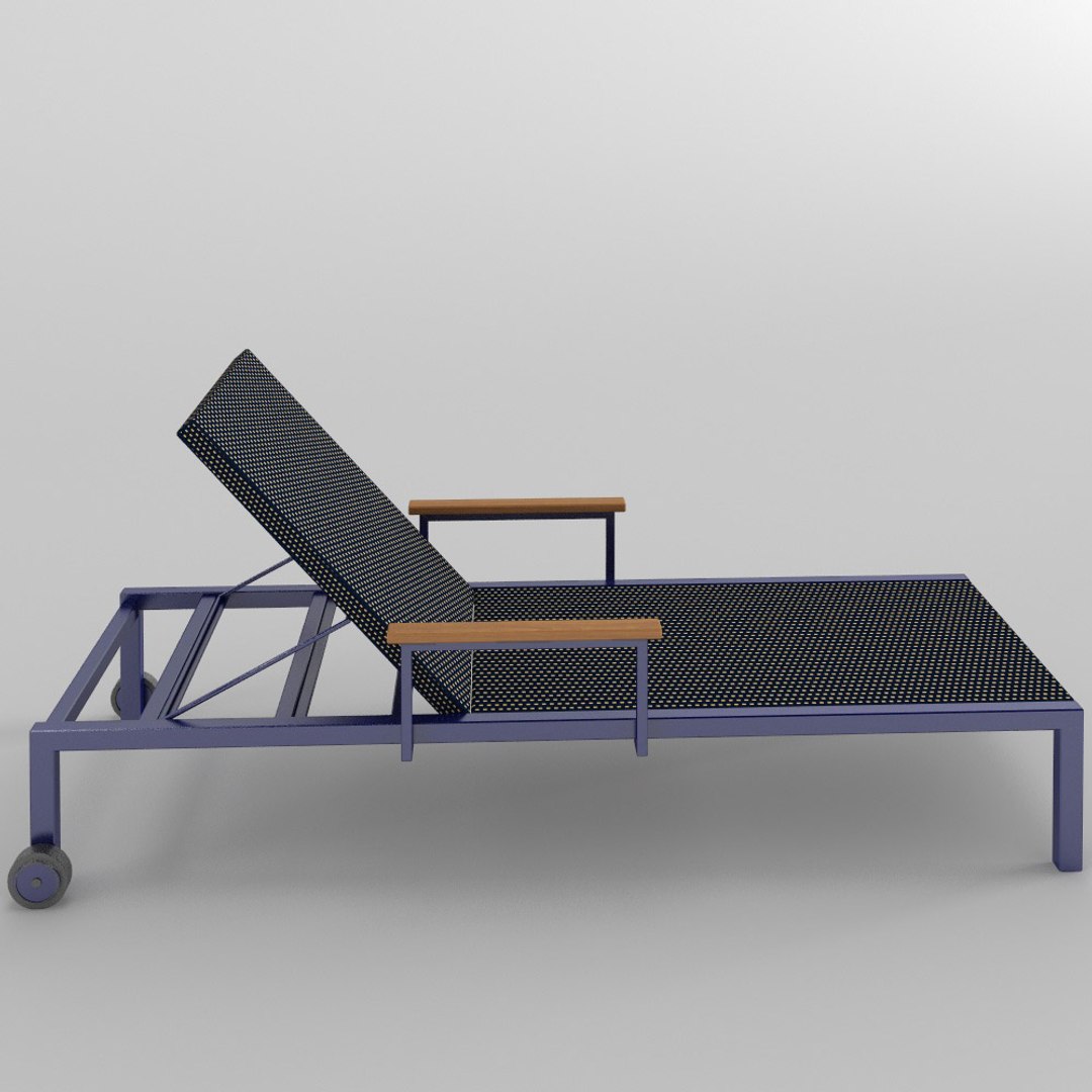 Java sun lounger tidelli 3D model - TurboSquid 1199407