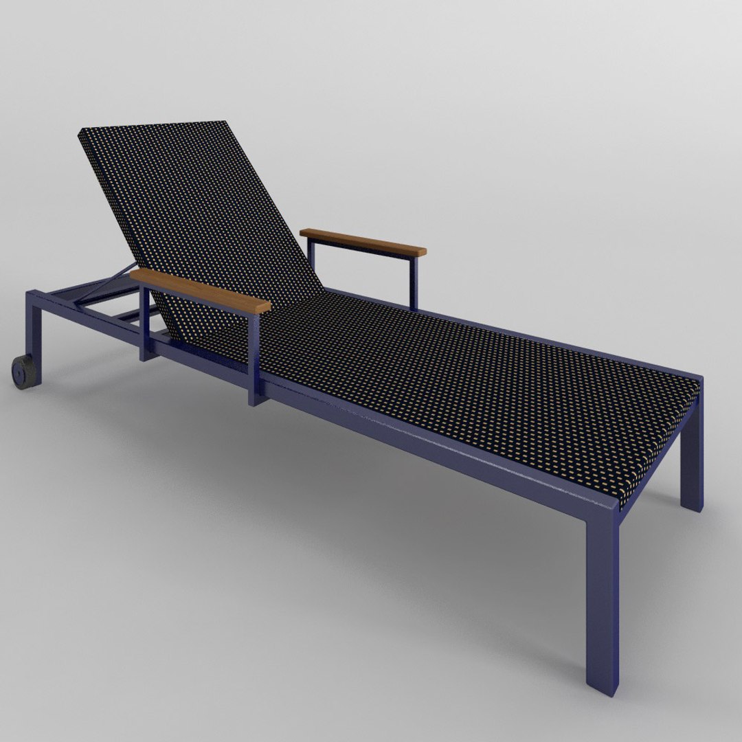 Java sun lounger tidelli 3D model - TurboSquid 1199407