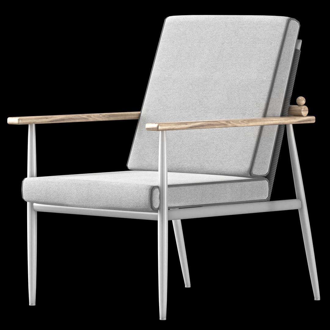 3D Sette Garden Voxel Chair Model - TurboSquid 2050003