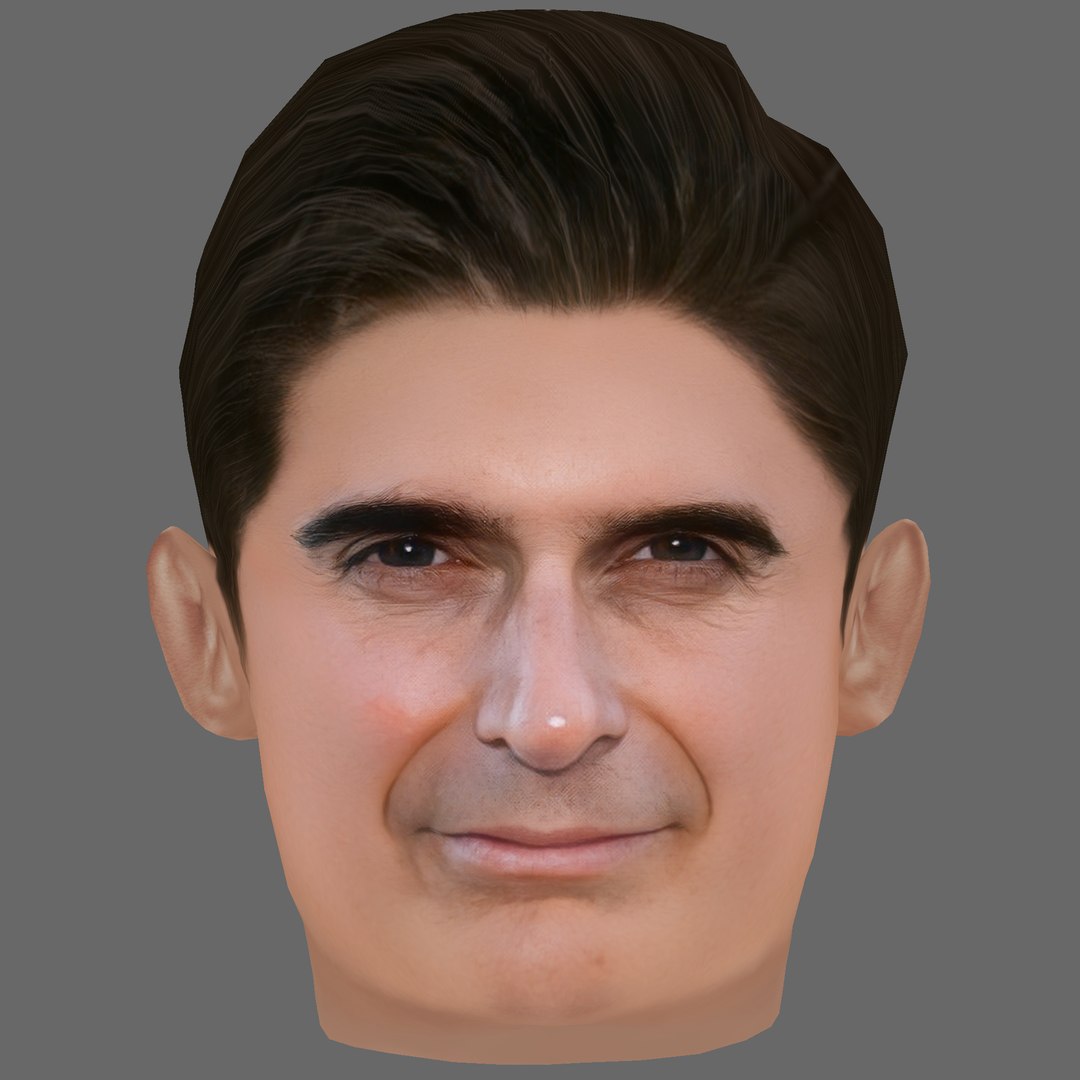 3D David Copperfield Head - Low Poly Head For Game - TurboSquid 2230824