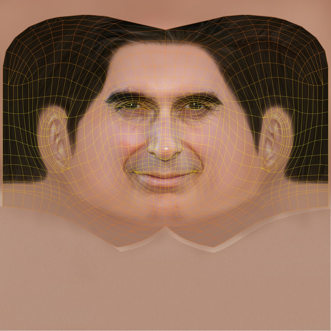 3D David Copperfield Head - Low Poly Head For Game - TurboSquid 2230824