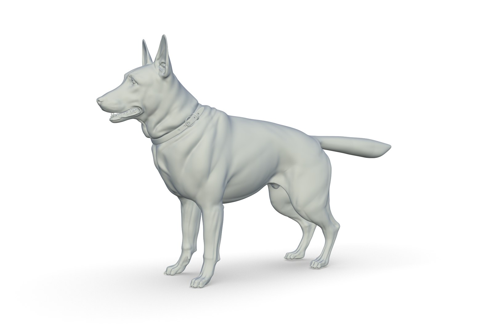 3D German Shepherd Model - TurboSquid 2217255