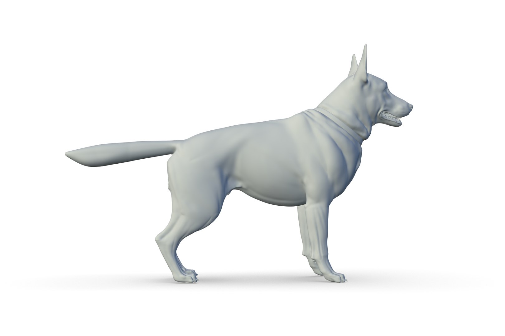 3D German Shepherd Model - TurboSquid 2217255