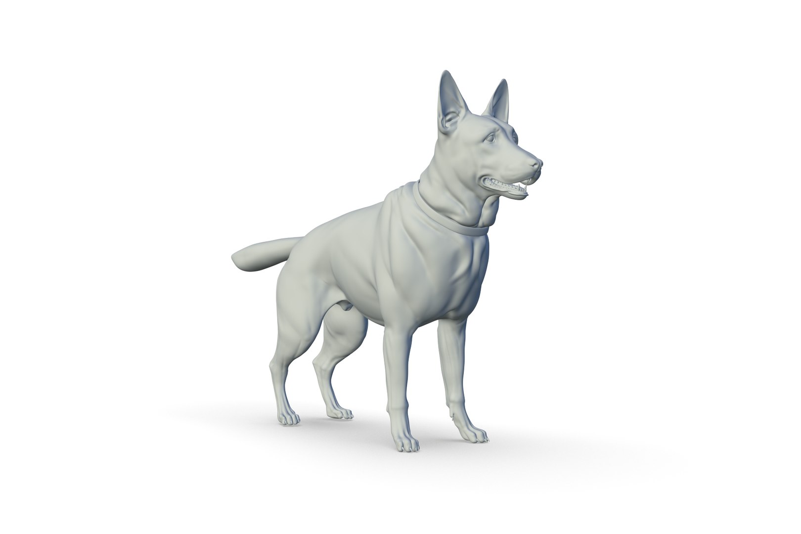 3D German Shepherd Model - TurboSquid 2217255