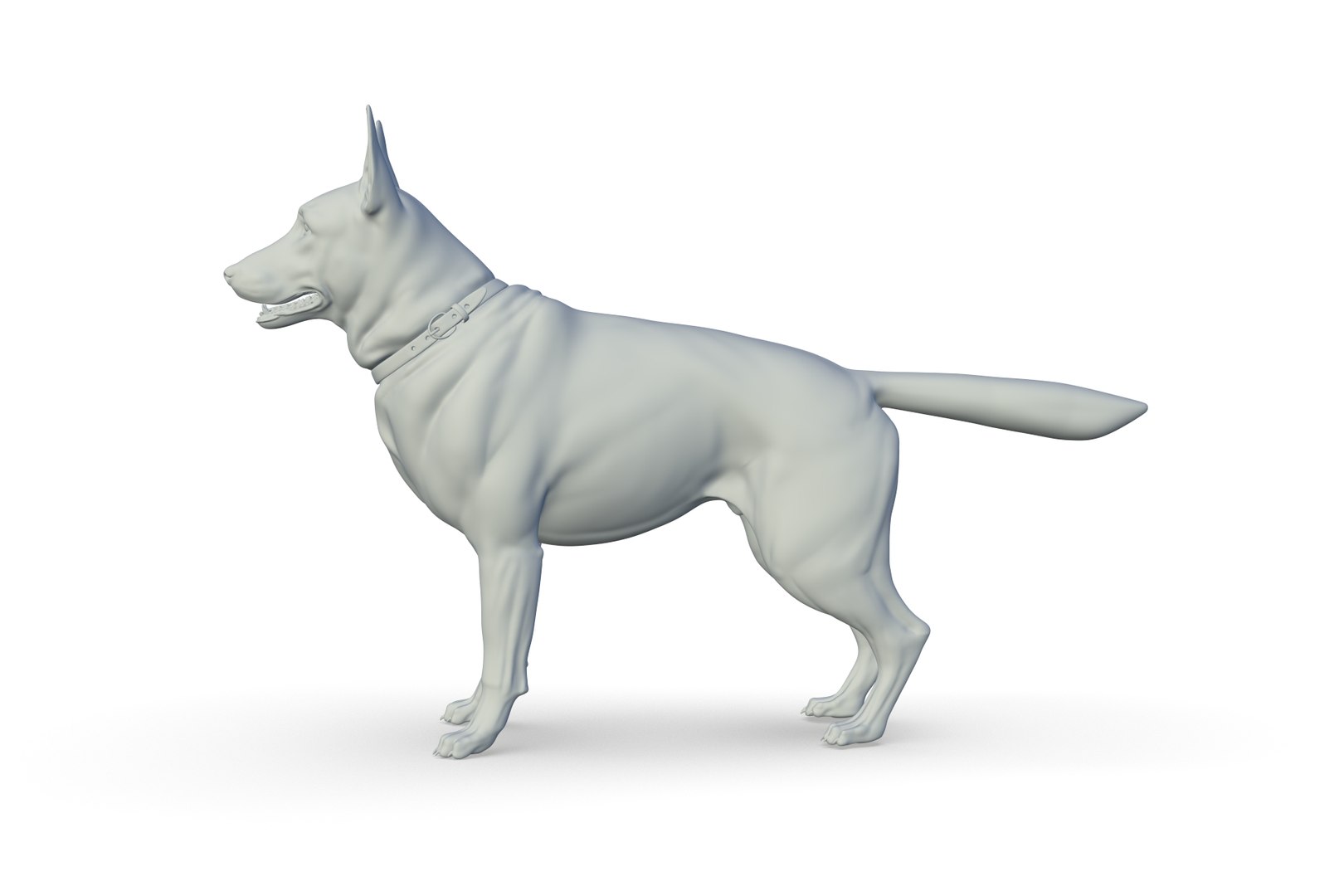 3D German Shepherd Model - TurboSquid 2217255