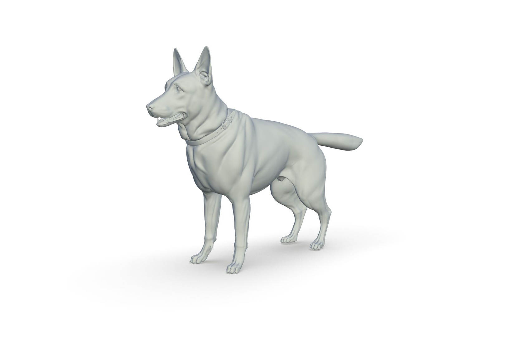 3D German Shepherd Model - TurboSquid 2217255