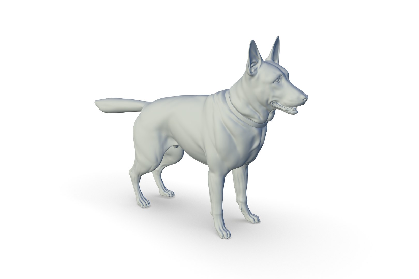3D German Shepherd Model - TurboSquid 2217255
