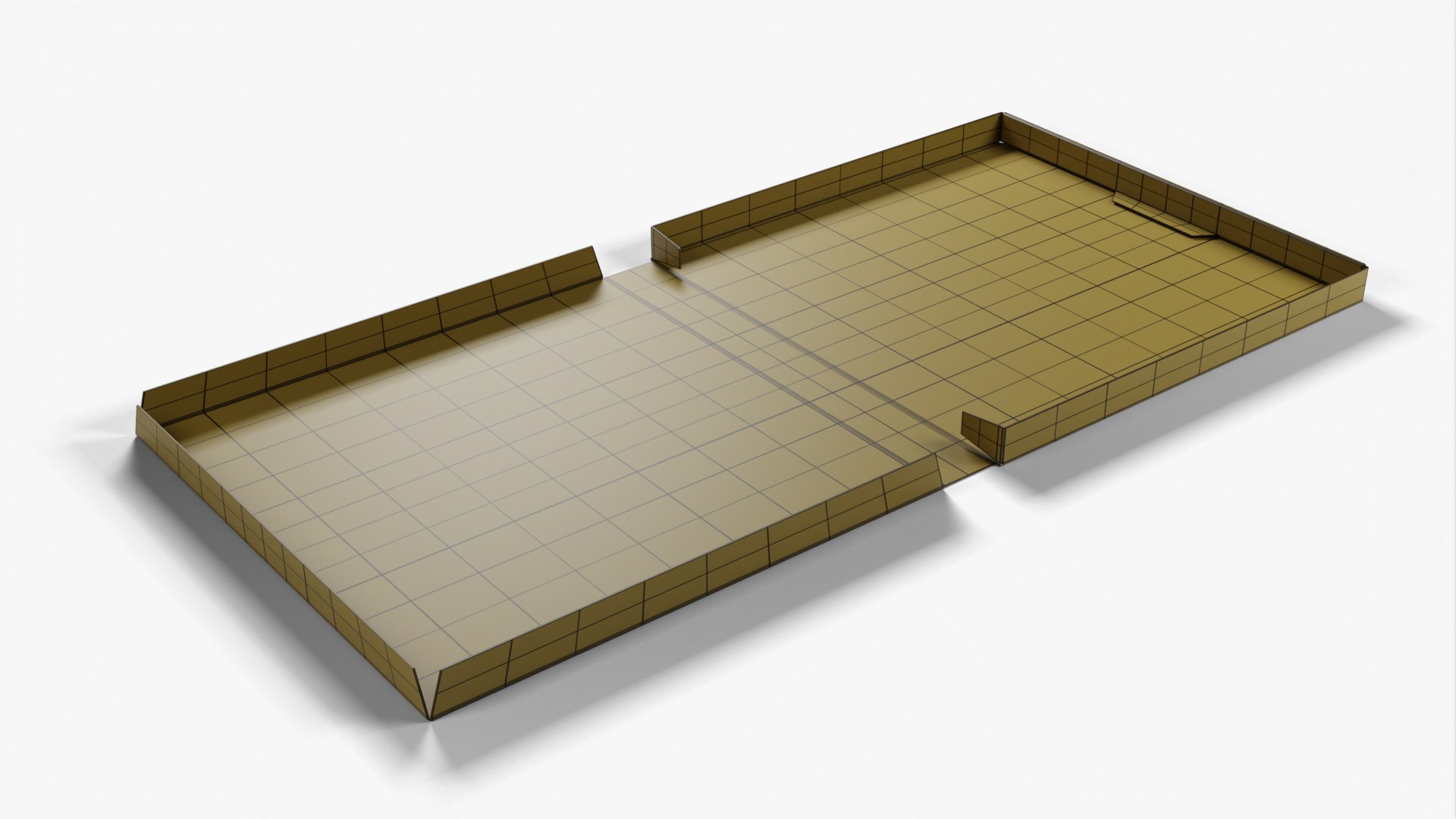 3D 6-inch White Paper Full Open Pizza Box Model - TurboSquid 1962475