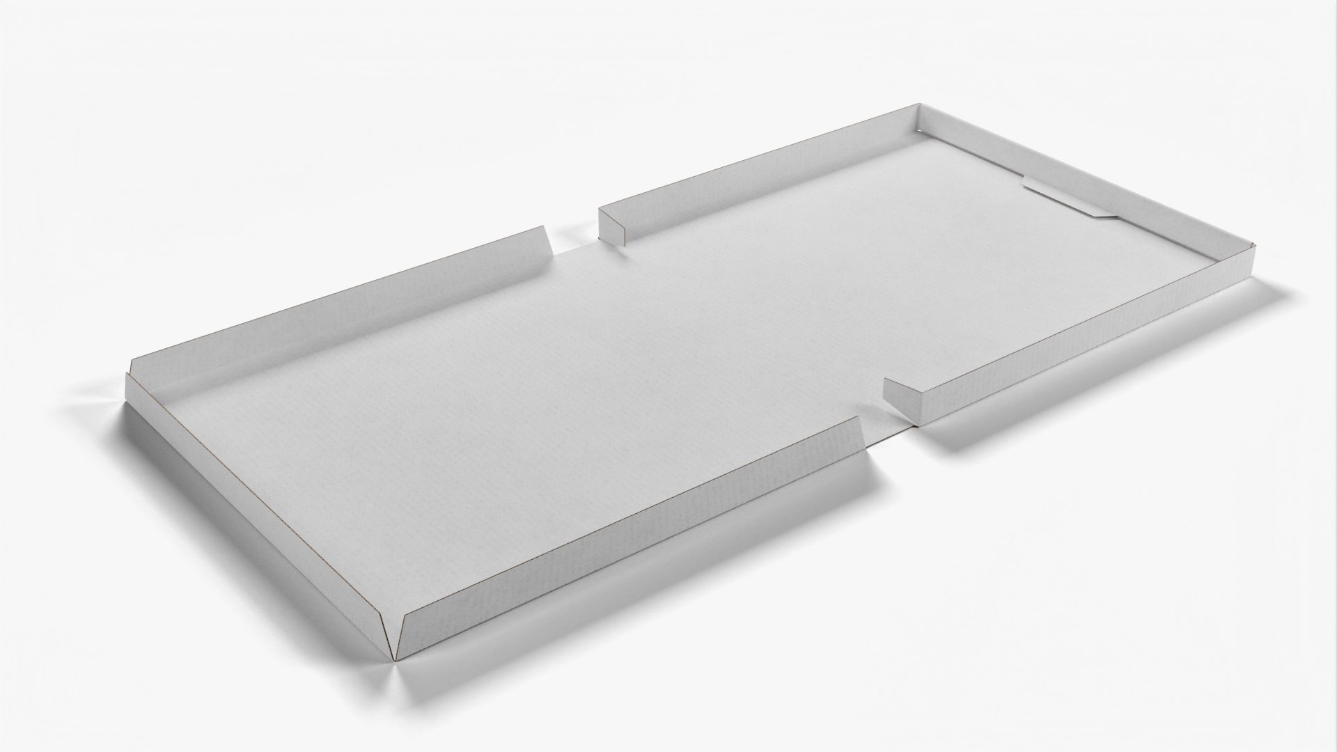 3D 6-inch White Paper Full Open Pizza Box Model - TurboSquid 1962475