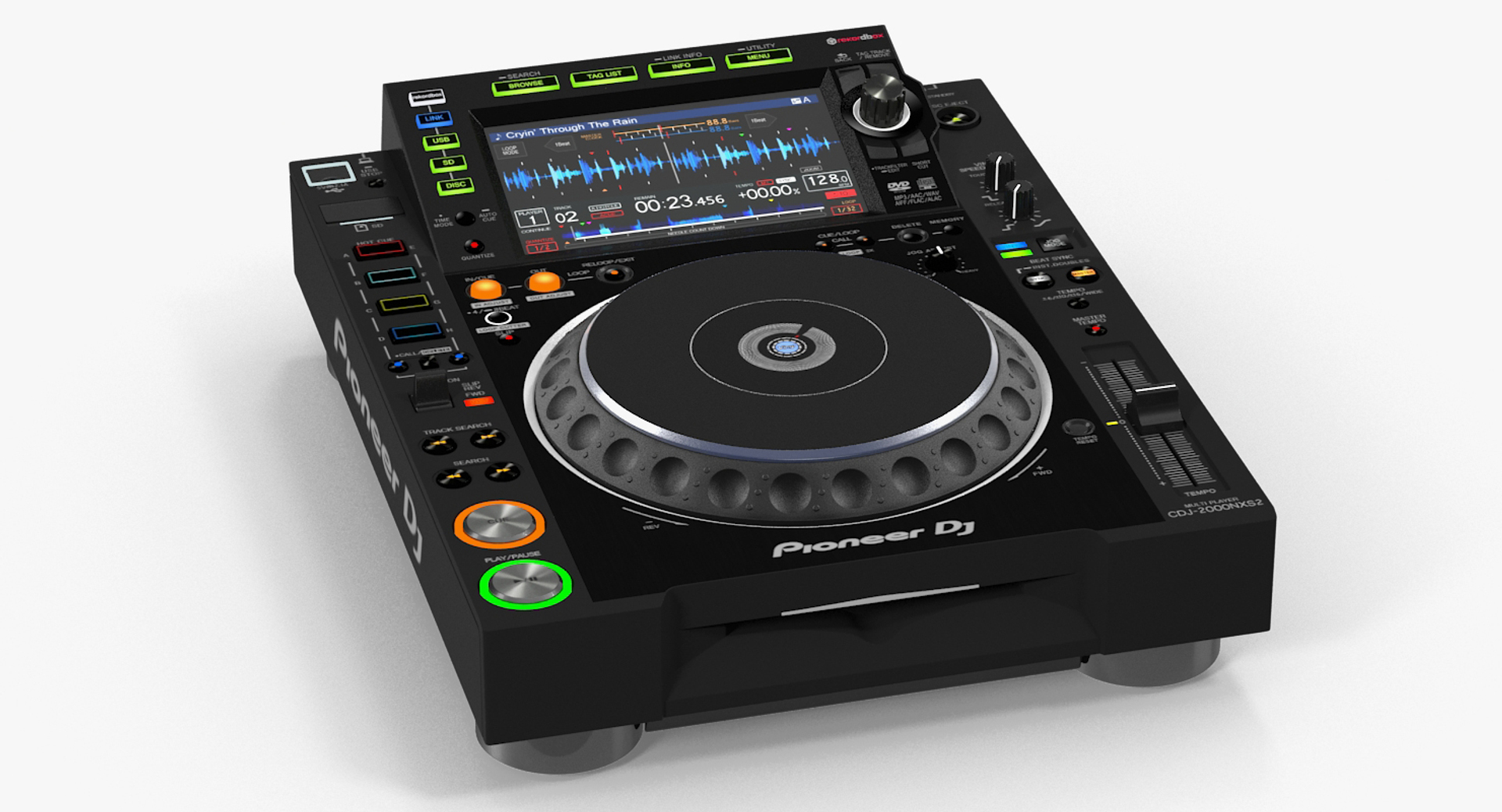 Tabletop Dj Player Pioneer Model - TurboSquid 1240705