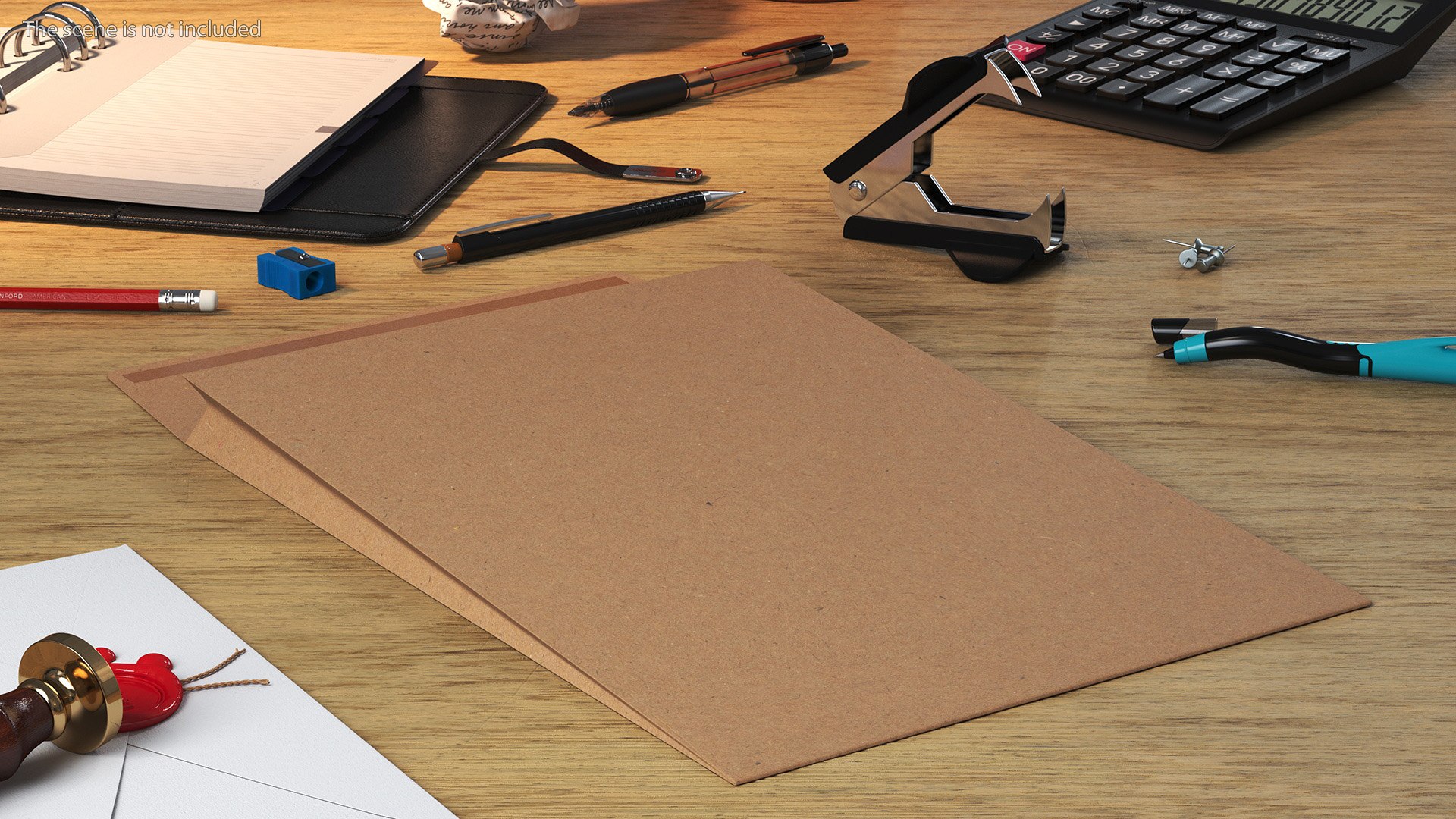 Gusset Envelope Craft Paper Rigged 3D Model - TurboSquid 2211515