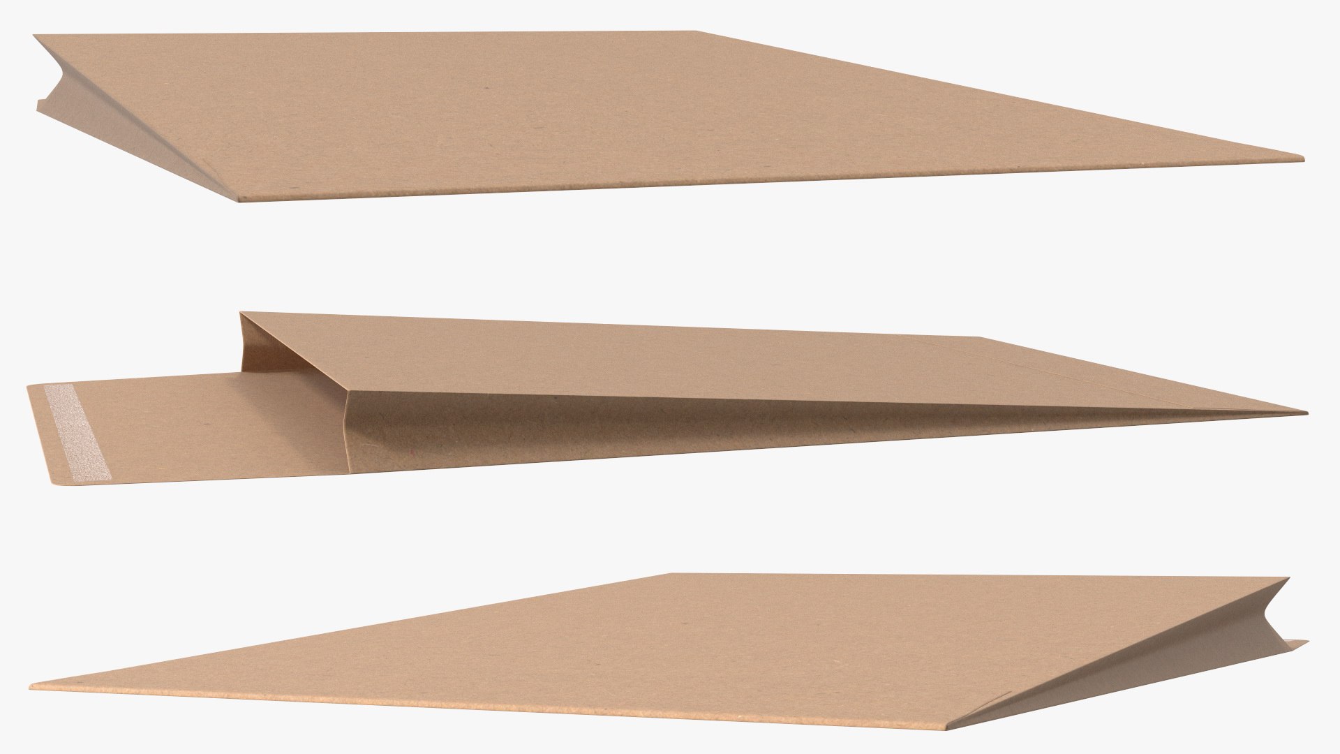 Gusset Envelope Craft Paper Rigged 3D Model - TurboSquid 2211515