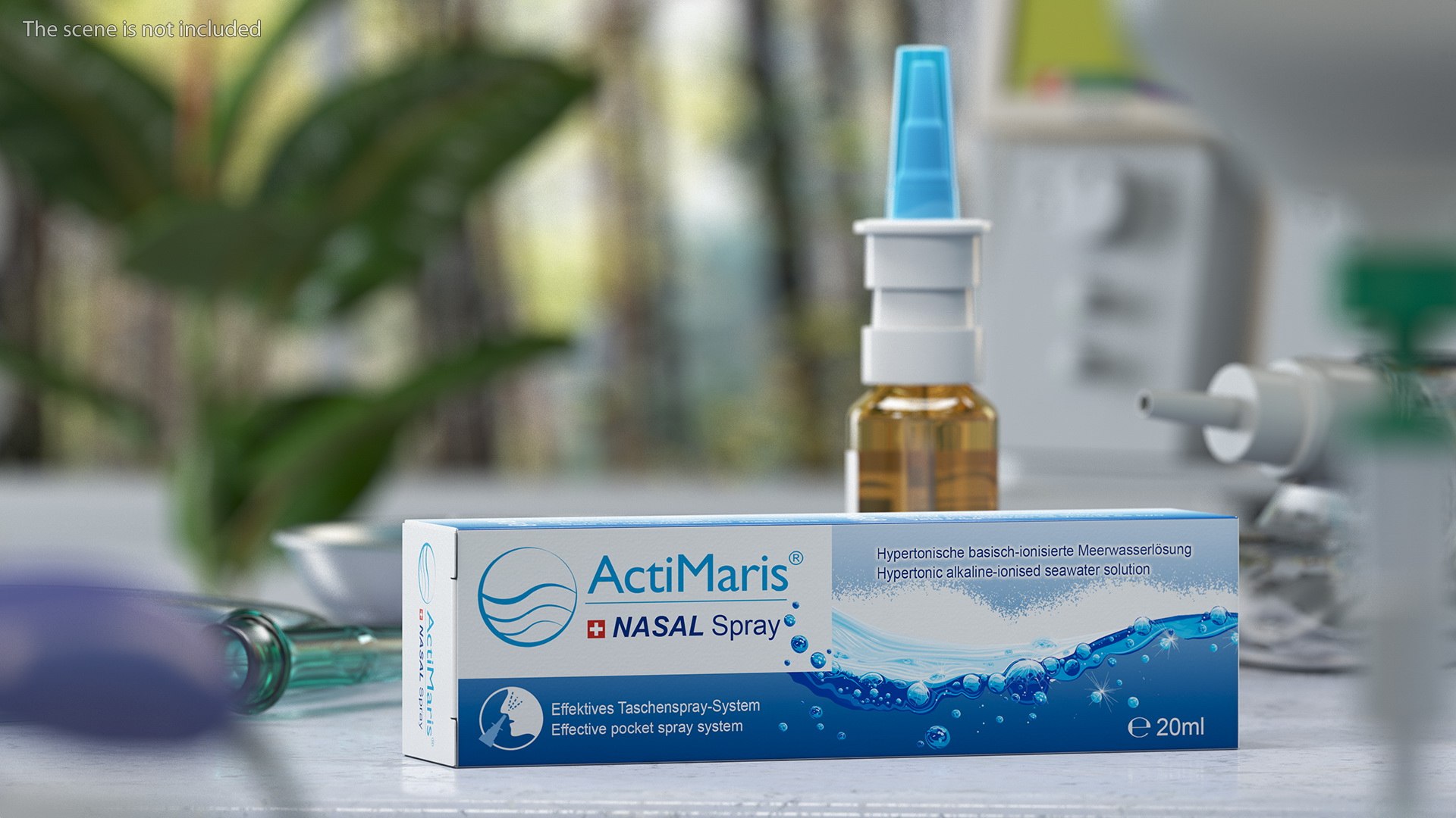 Nasal spray box actimaris 3D model - TurboSquid 1705285