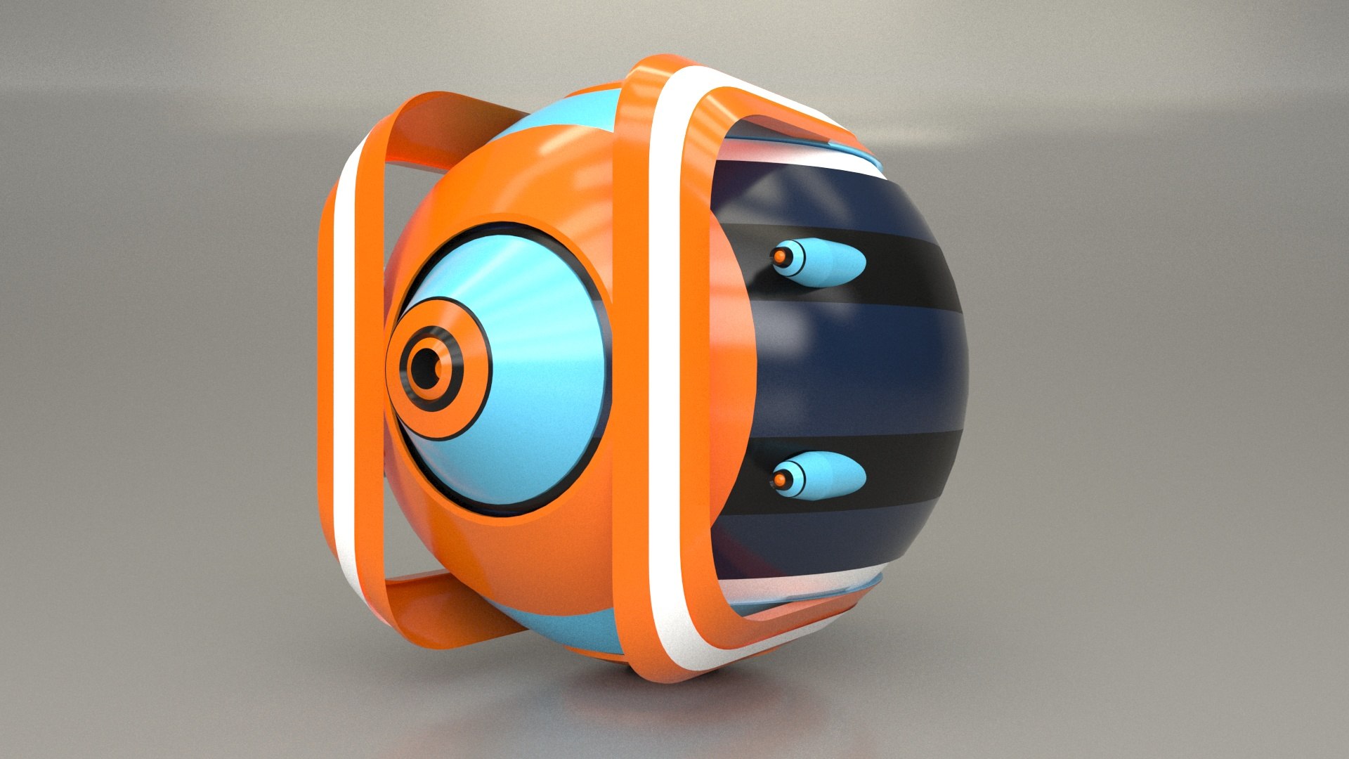 3D model Cute Robot Head - TurboSquid 1788633