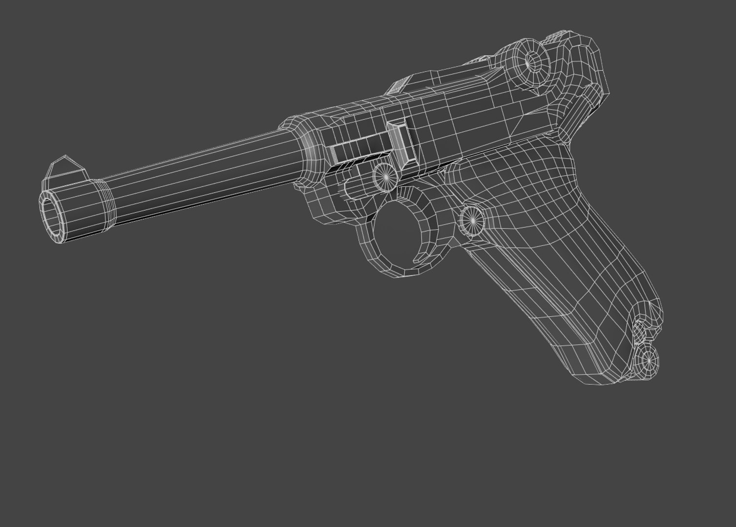 3D Luger P08 Pistole - TurboSquid 1600511
