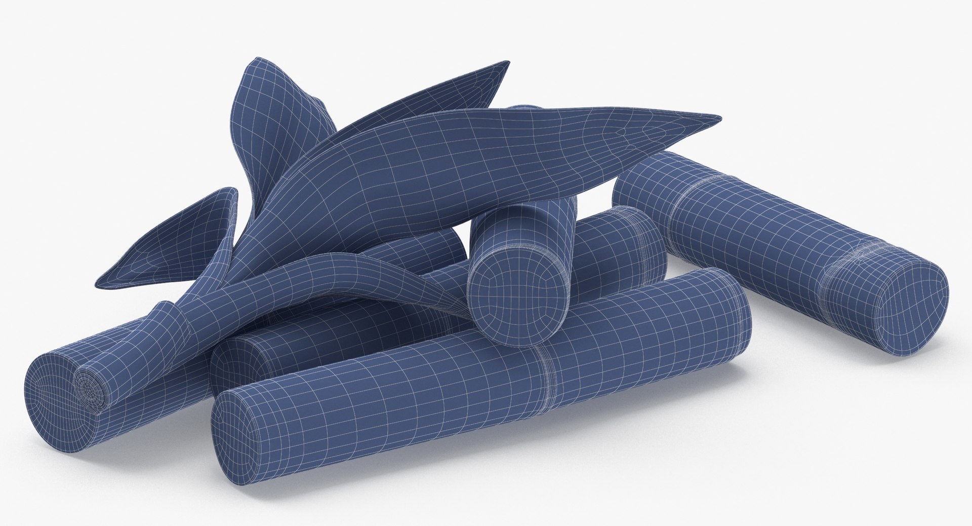 3D Prop 29 Bamboo Sticks - TurboSquid 2148065