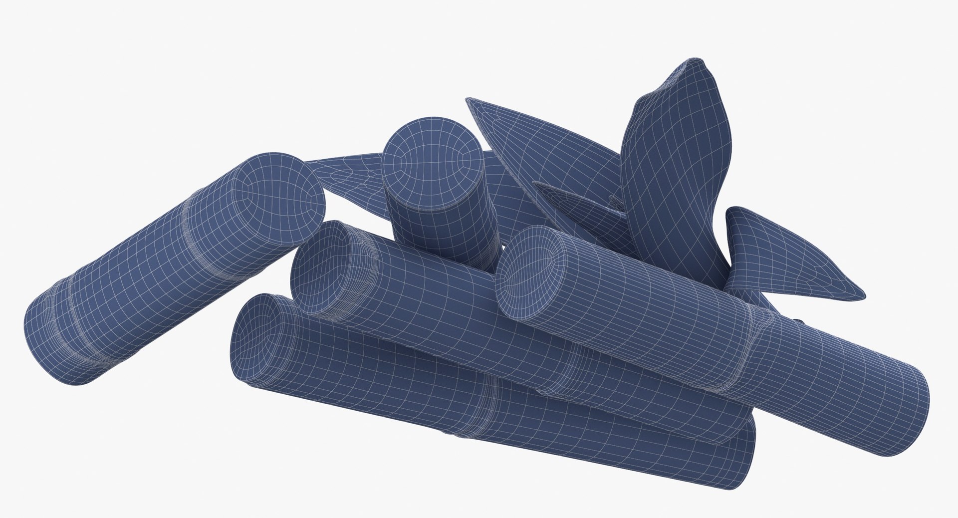 3D Prop 29 Bamboo Sticks - TurboSquid 2148065